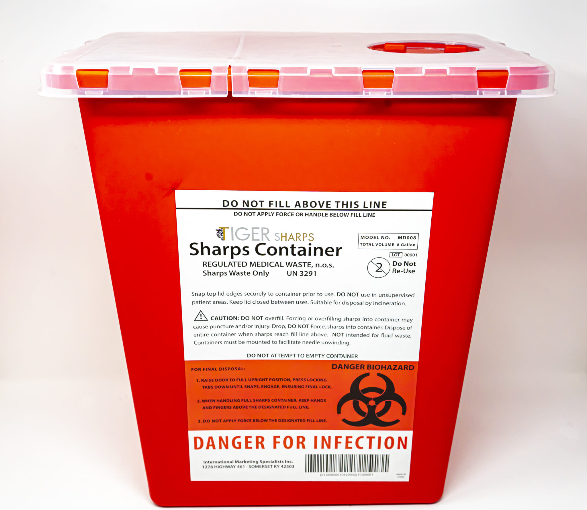 Tiger Sharps 8 Gallon Container – Tiger Made